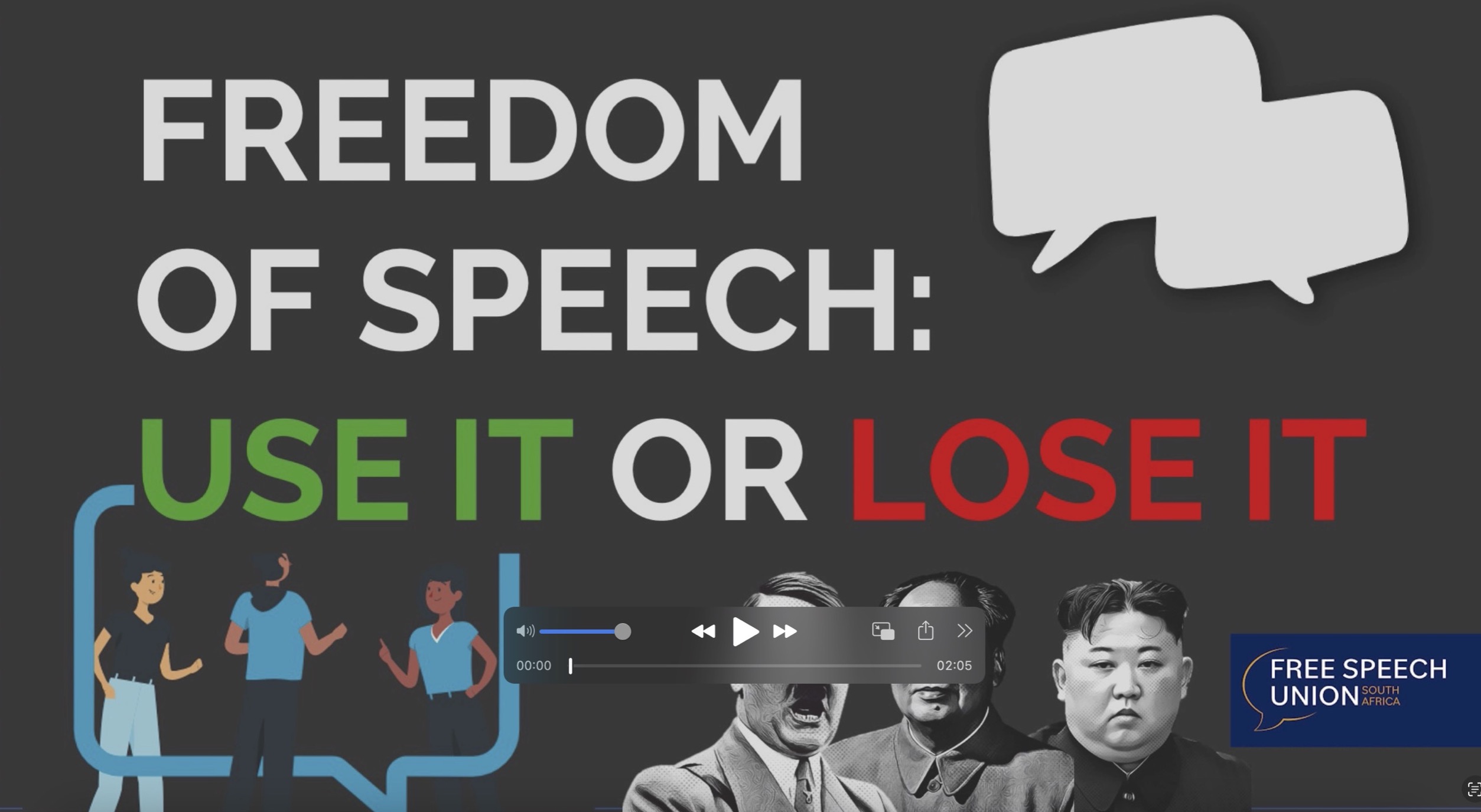 What is free speech? — Free Speech Union South Africa